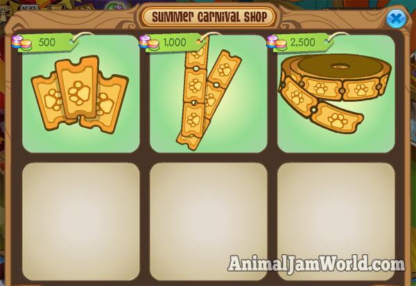 Animal Jam Summer Carnival 2018 Cheats & Tips - Win Tickets & Prizes!