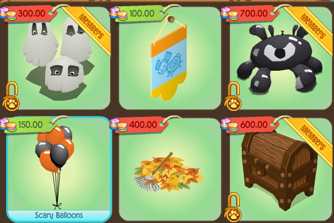 Spoooooooky New Items! - Animal Jam World