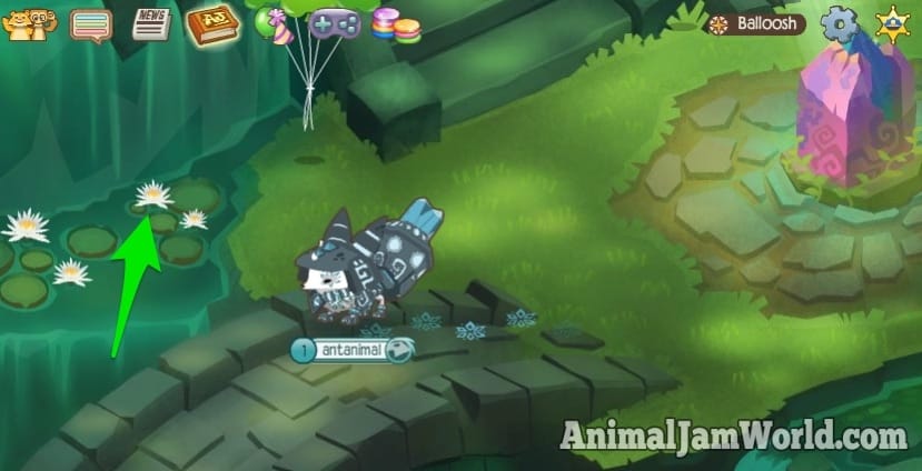 Balloosh Journey Book Guide & Cheats - Animal Jam World