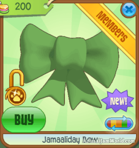 Jamaaliday Bow - Rare Animal Jam Item