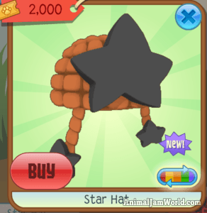 Animal Jam Star Hat - Rare AJ Item