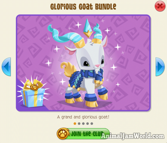 Glorious Goat Bundle in Animal Jam - Animal Jam World