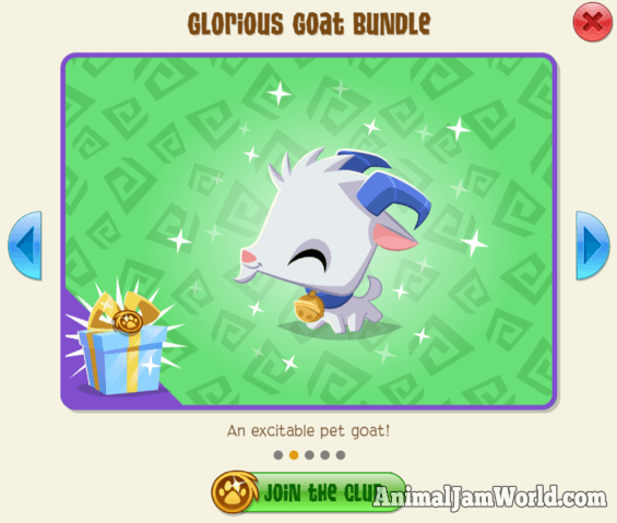 Glorious Goat Bundle in Animal Jam - Animal Jam World