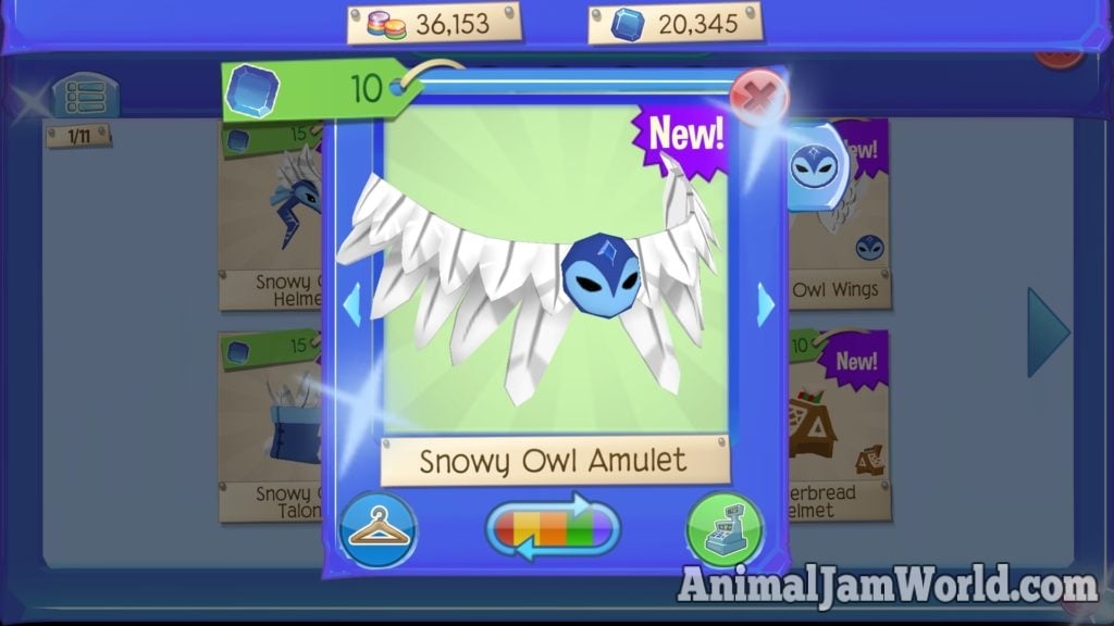 Play Wild Snowy Owl Armor Set - New AJPW Armor!